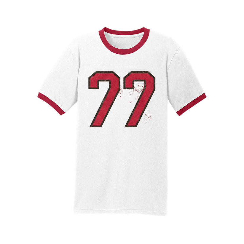 Official Sombr Merchandise - 77 Ringer T-Shirt